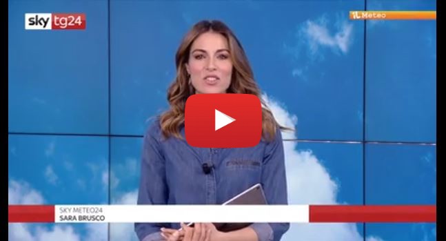 Meteo DIRETTA VIDEO SKY-Tg24: Sara Brusco, Forti piogge e poi torna il freddo. Le Previsioni