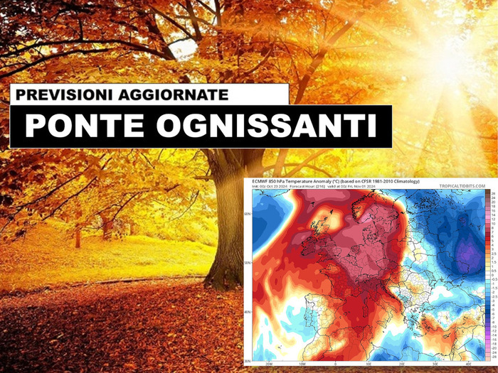 Meteo: Ponte Ognissanti con Caldo anomalo, dominio dell'Anticiclone