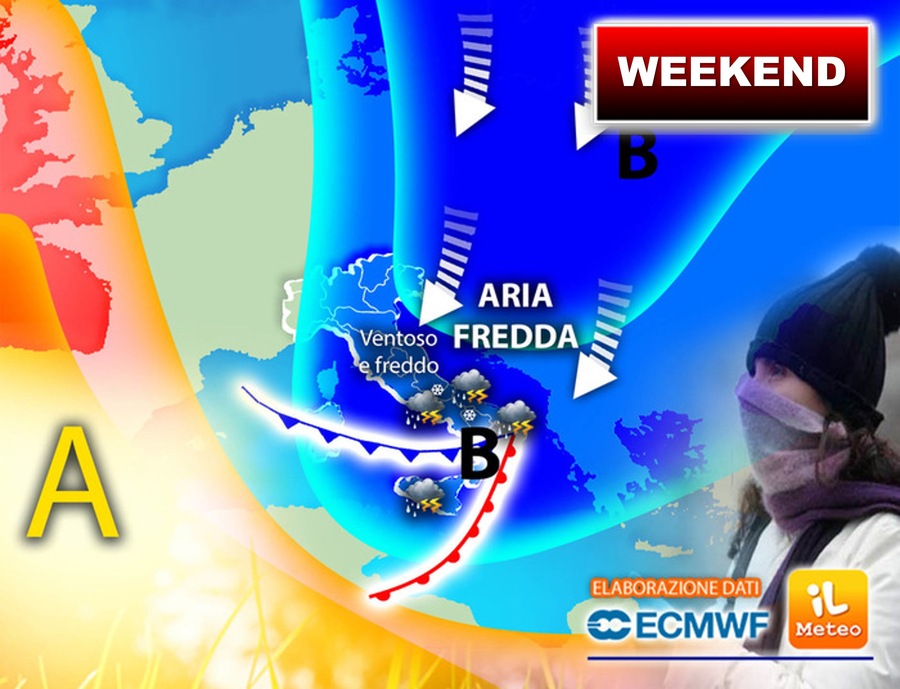 Meteo: Weekend, si prepara un altro Ciclone carico di Aria Fredda, le ... Meteo: Weekend, si prepara un altro Ciclone carico di Aria Fredda, le ...